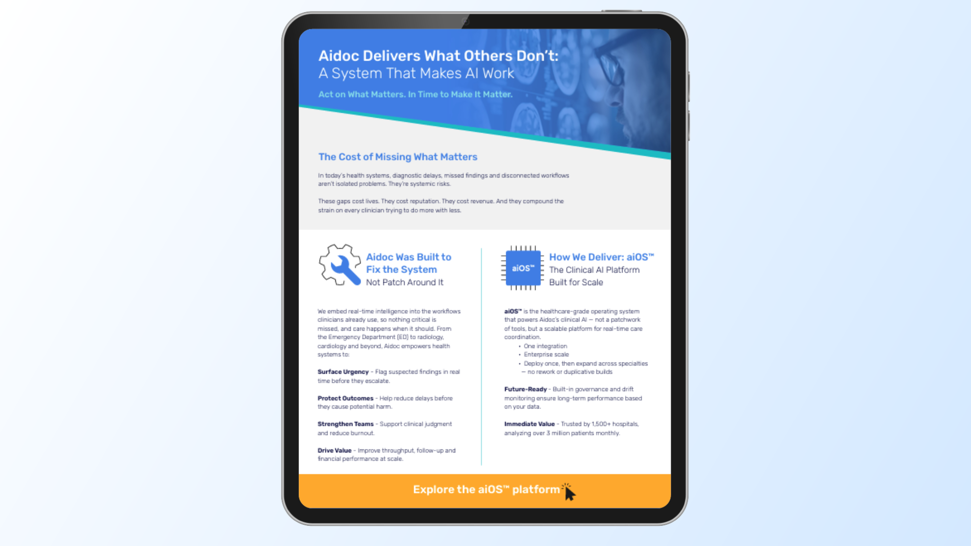 Aidoc Overview - Healthcare AI | Aidoc Always-on AI